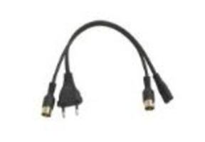 Køb Bang & Olufsen-B&O-PowerLink + Netkabel 1 meter - sort - Tilbud ...